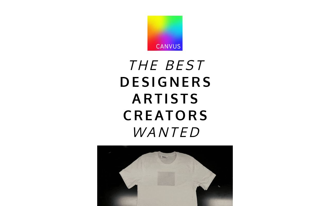 CANVUS T - The Best Creators Wanted